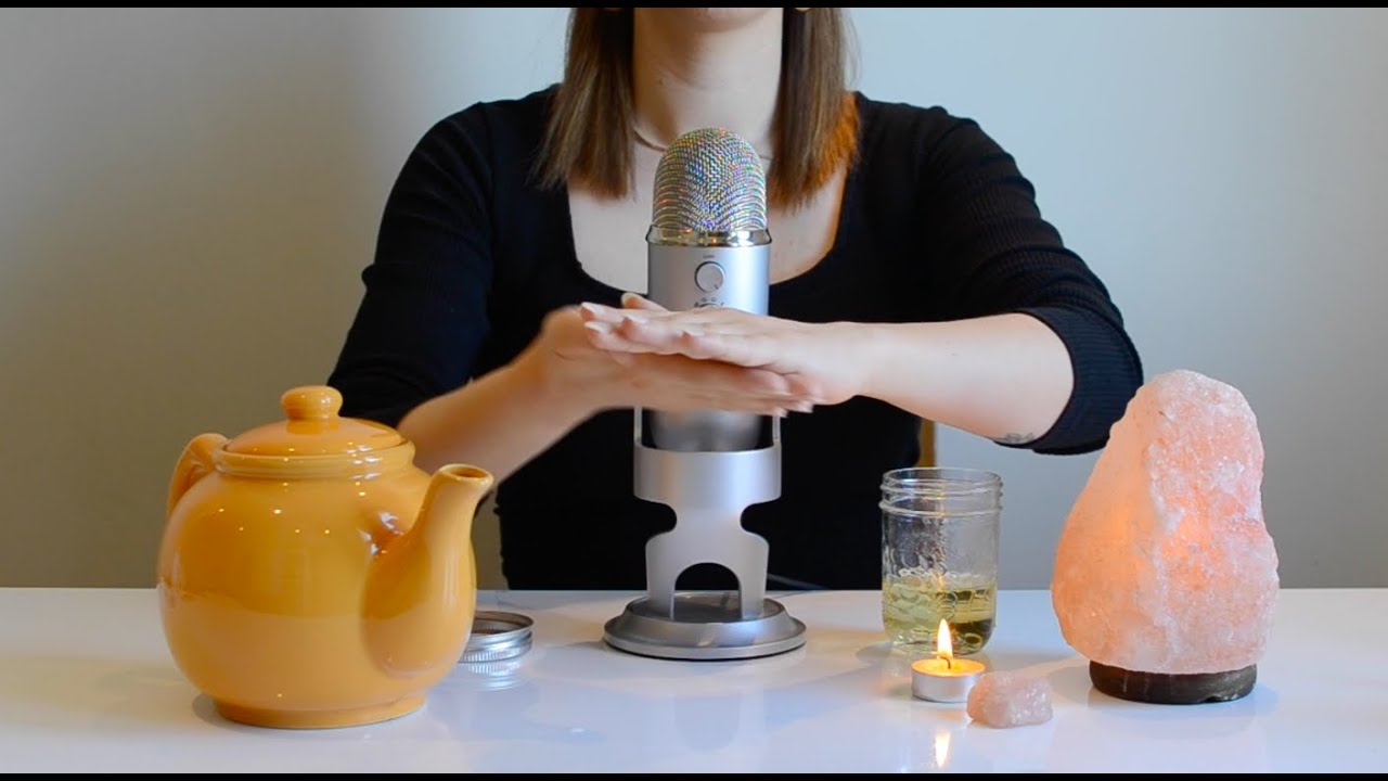 ASMR tapping/hair brushing/oils/whisper - ASMR Tingles