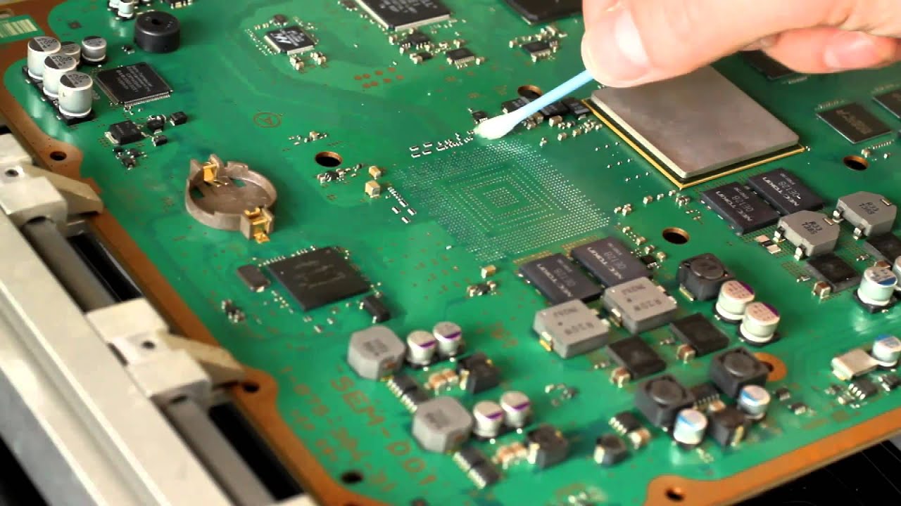 PS3 RSX GPU reballing from begin to end - ASMR Tingles
