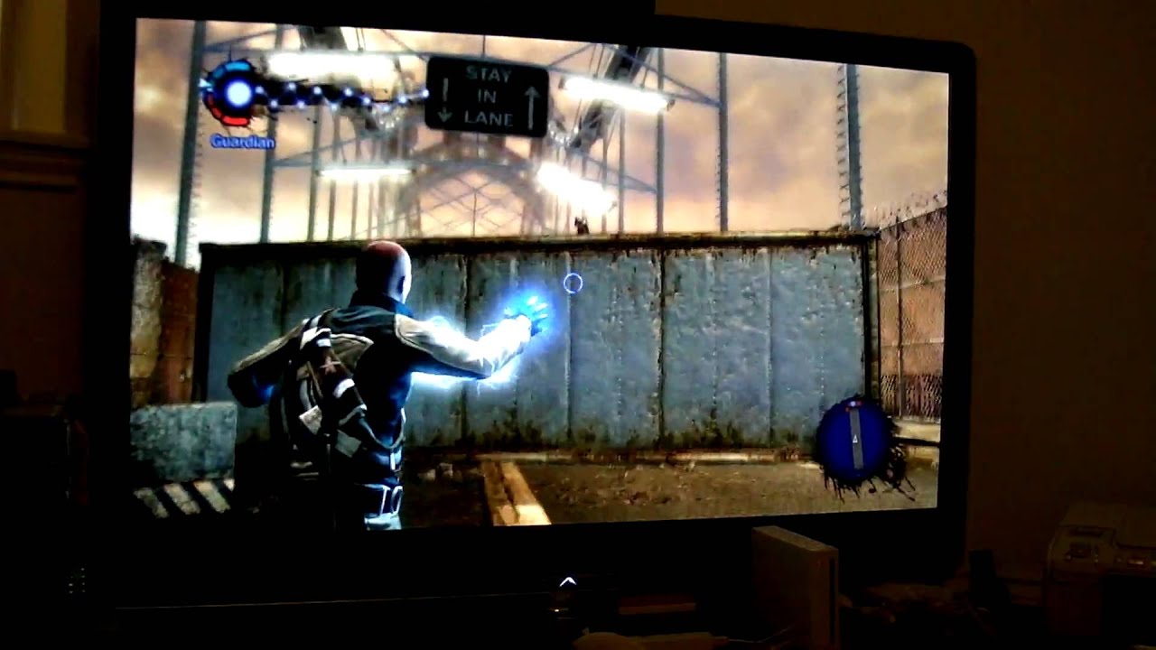 PS3 Infamous Gameplay with Controller Sounds - ASMR Tingles