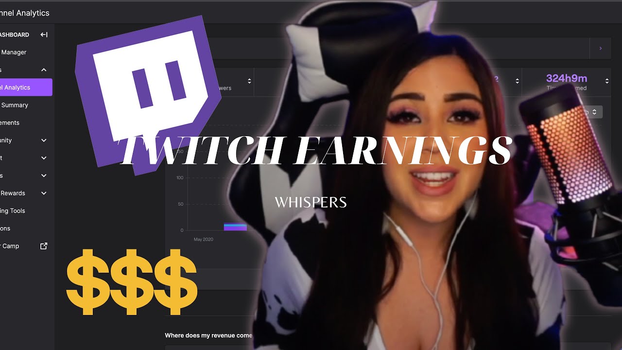 [ASMR] | How much I made on TWITCH in 1 year! - ASMR Tingles